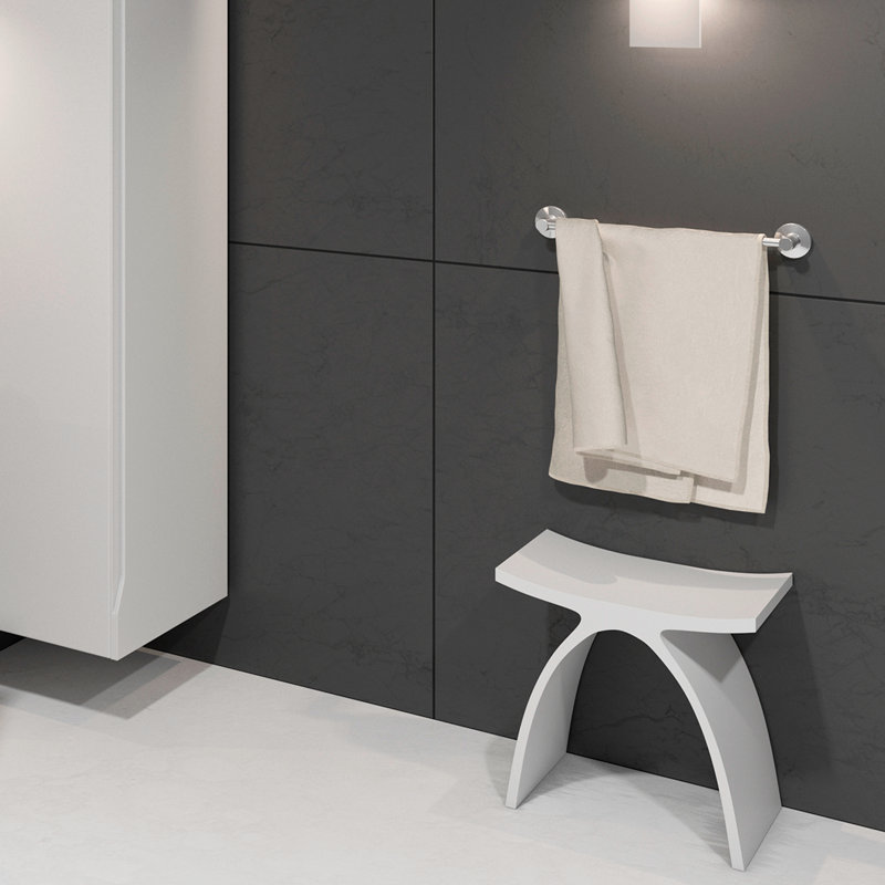 DAX Solid Surface Shower Stool & Reviews | Wayfair